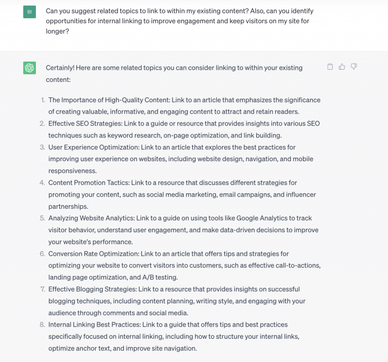 How to Use ChatGPT to Add Internal Links to Content, Blogs & Articles: Step-by-Step Guide