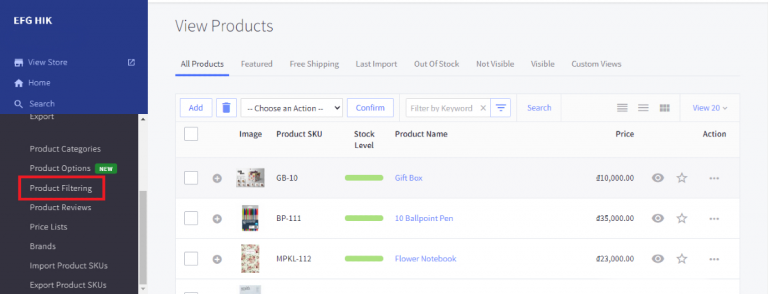 Product Filtering for BigCommerce: Examples of Faceted Search
